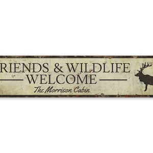 Wildlife Welcome - Wildlife Welcome Sign - Wildlife Welcome Decor ...
