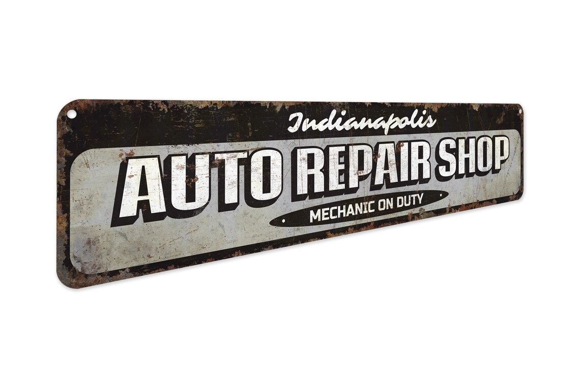Auto Repair Shop - Repair Shop Decor - Vintage Style Sign - Auto Repair ...