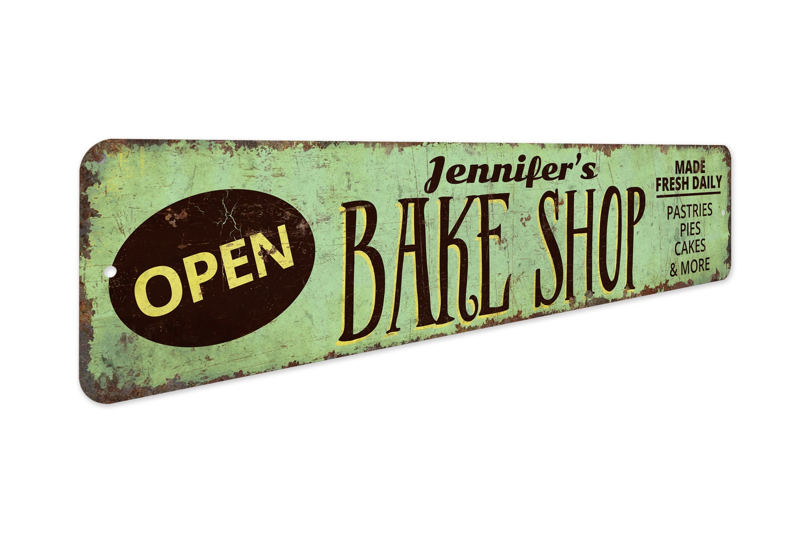 Bake Shop Sign - Bake Shop Decor - Vintage Style Sign - Bake Shop Open ...