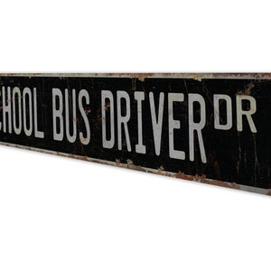 School Bus Driver - School Bus Driver Sign - School Bus Driver Decor ...