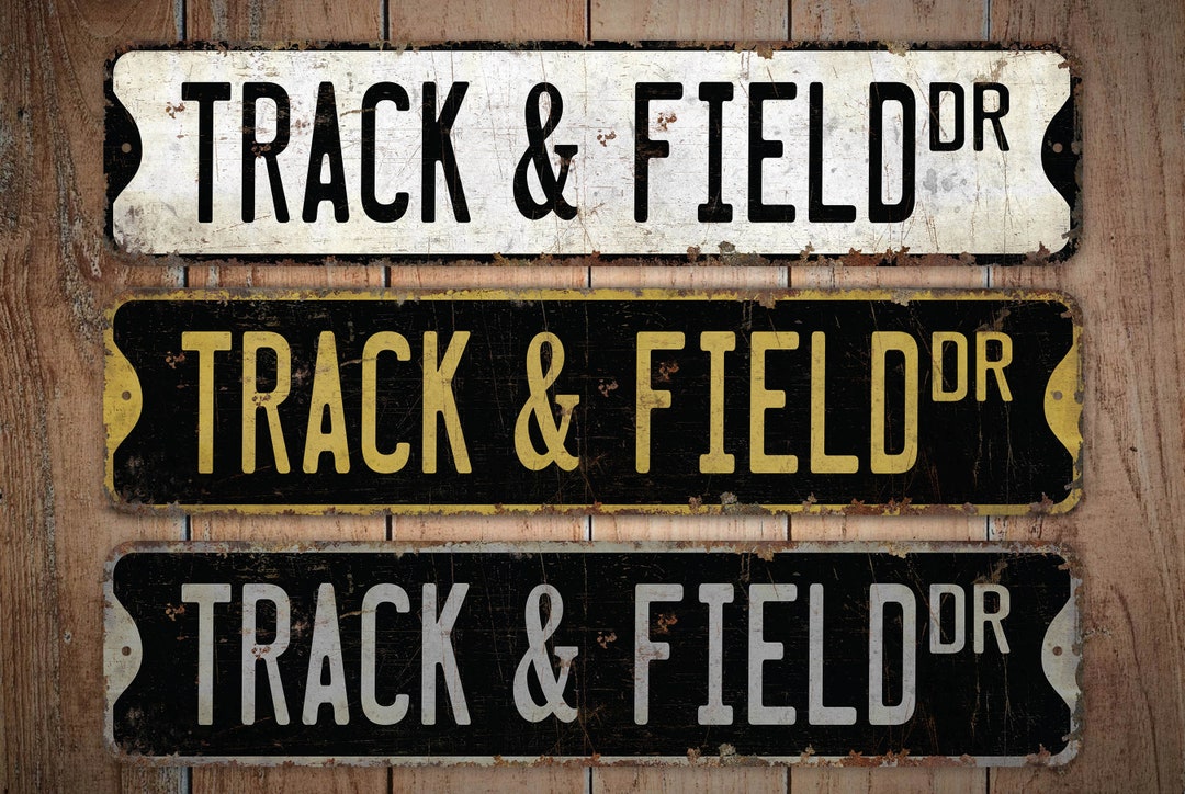 Track Field - Track Field Sign - Track Field Game - Custom Track Field ...