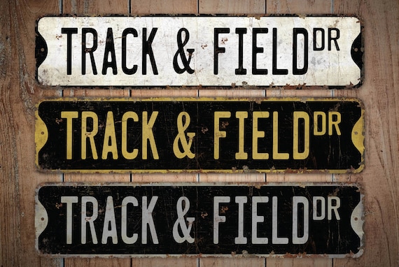 Track Field Track Field Sign Track Field Game Custom - Etsy