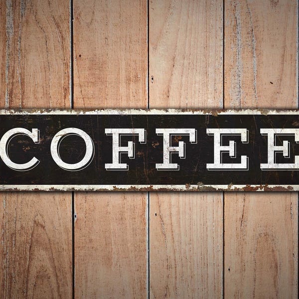 Letreros de cafe - Etsy México