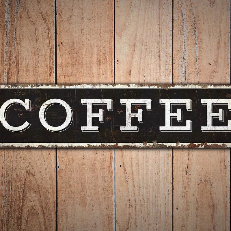 Letreros de cafe - Etsy México