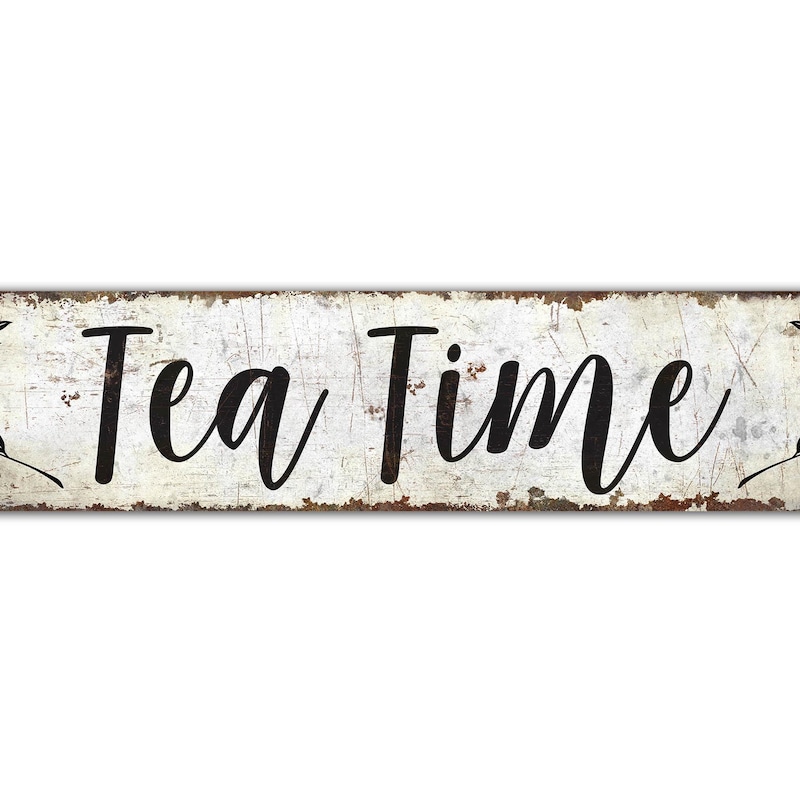 Tea Time Sign - Etsy