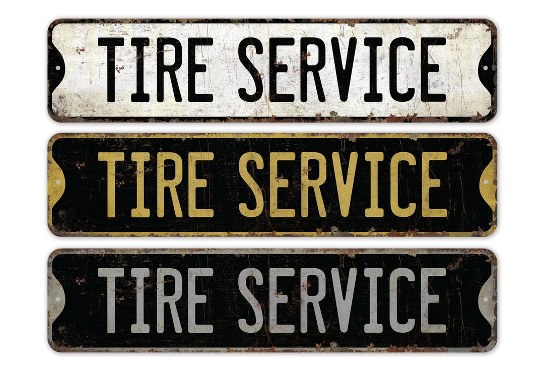 Tire Service - Tire Service Sign - Tire Service Decor - Car Service ...