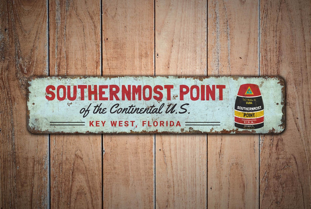 Southernmost Point - Key West Sign - Keywest Sign - Beach Sign - Beach ...