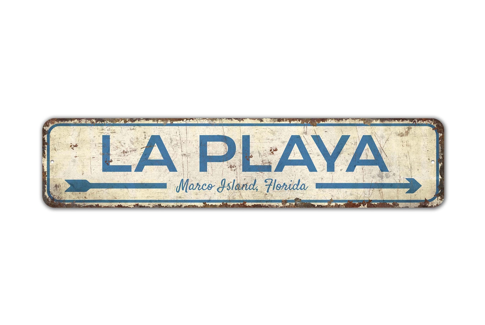 La Playa Sign - Marco Island Sign - Beach Decor - Beach Lover Gift ...