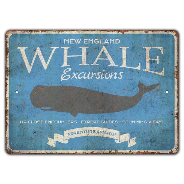 Whale Sign - Etsy