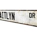 Kaitlyn Name Sign Children Name Sign Name Sign Home Decor Vintage Style ...