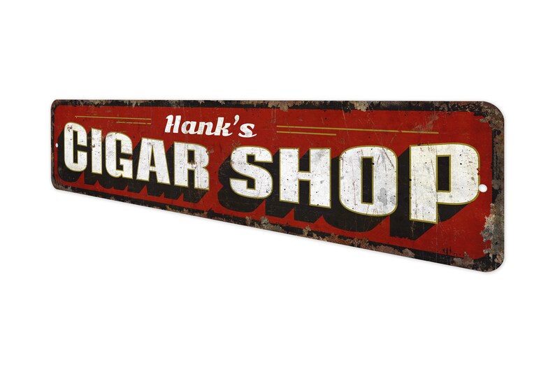 Quality Cigars Sign Custom Cigars Sign Vintage Style Sign - Etsy