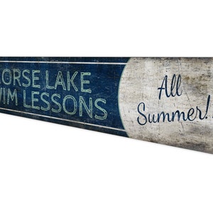 Swim Lesson Sign - Lake Swim Lesson - Summer Swim Lesson - Swim Lesson ...
