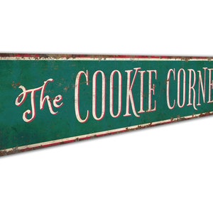 The Cookie Corner - Cookie Corner Sign - Christmas Decor - Christmas ...