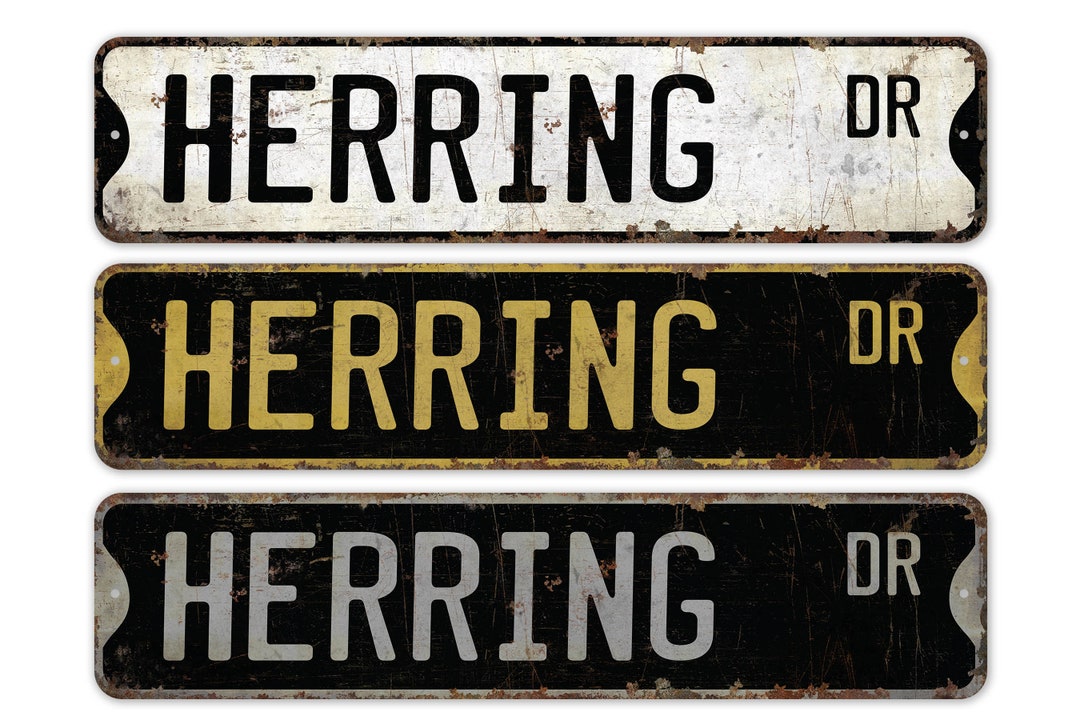 Herring - Herring Sign - Herring Decor - Herring Lover Gift - Custom ...