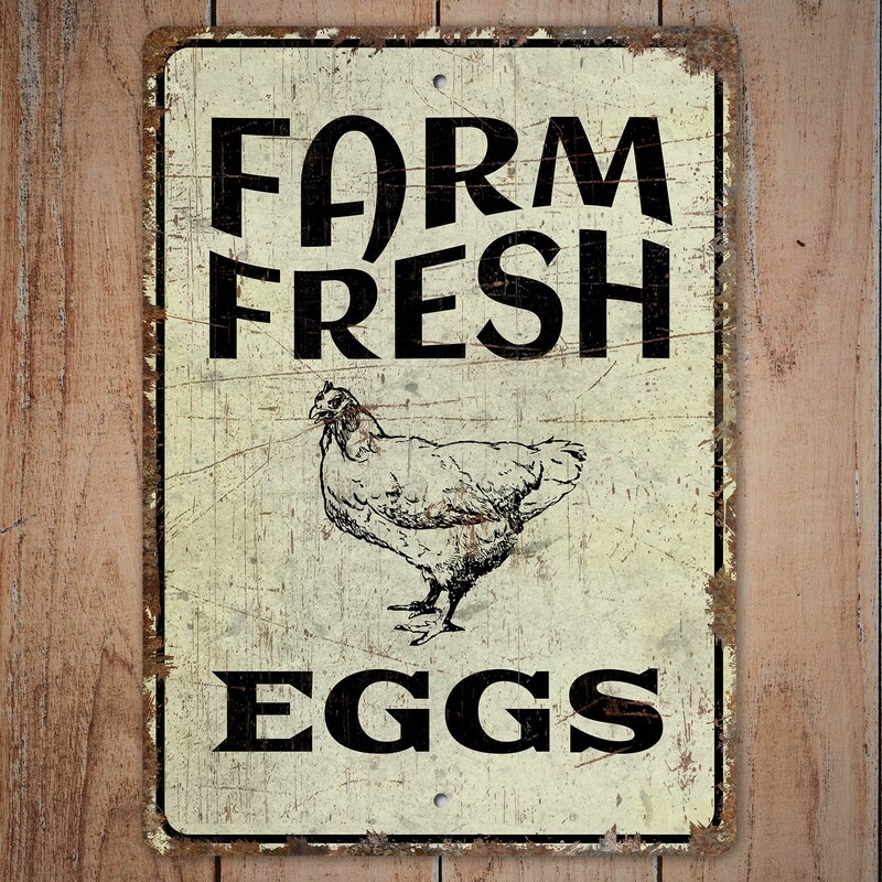 Farm Fresh Eggs Sign - Etsy