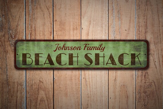 Beach Shack Sign Beach Shack Decor Rustic Beach Decor - Etsy