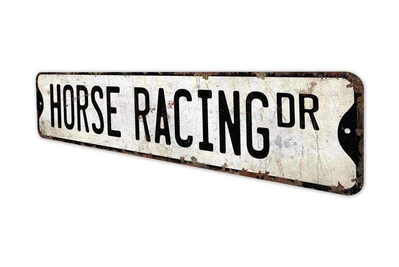 Horse Racing Sign - Horse Racing Game - Horse Racing Decor - Custom ...