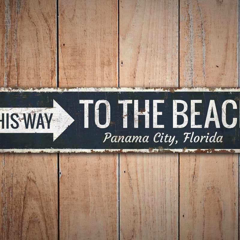 Beach Arrow Sign - Etsy
