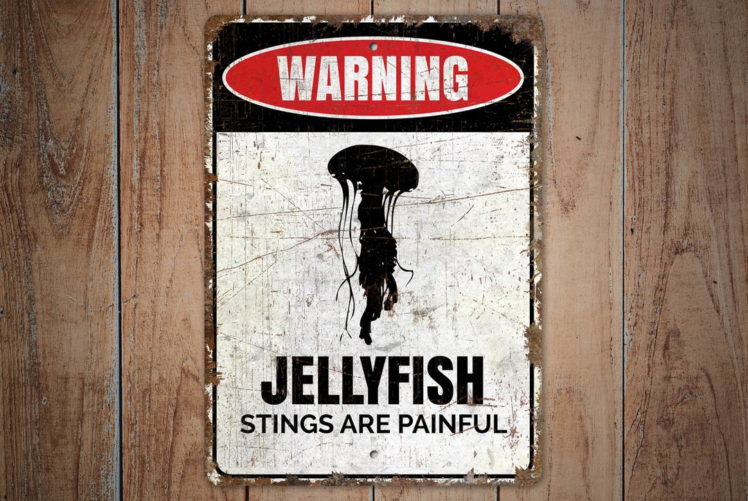 Jellyfish Warning - Jellyfish Warning Sign - Warning Sign - Warning ...