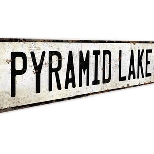 Pyramid Lake - Pyramid Lake Sign - Pyramid Lake Decor - Custom Pyramid ...