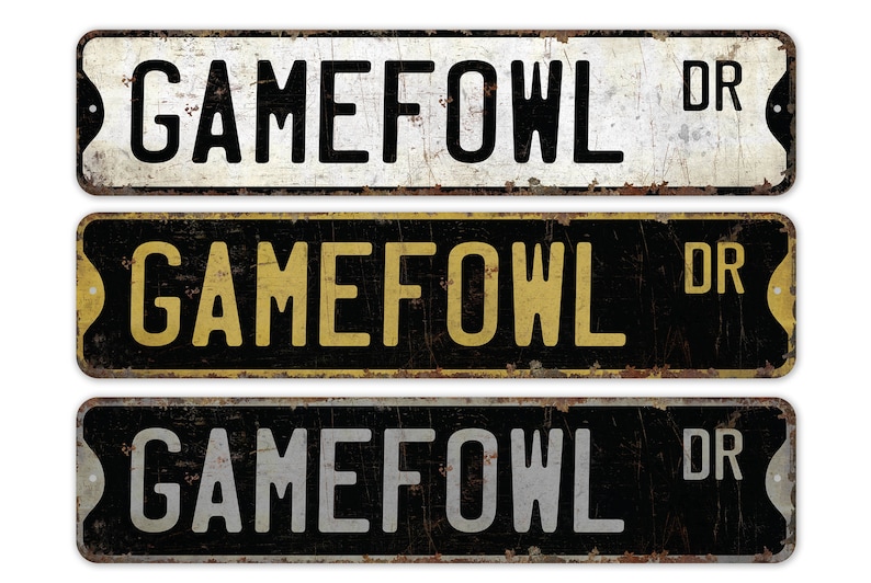 Gamefowl Gamefowl Sign Gamefowl Decor Vintage Style Sign - Etsy