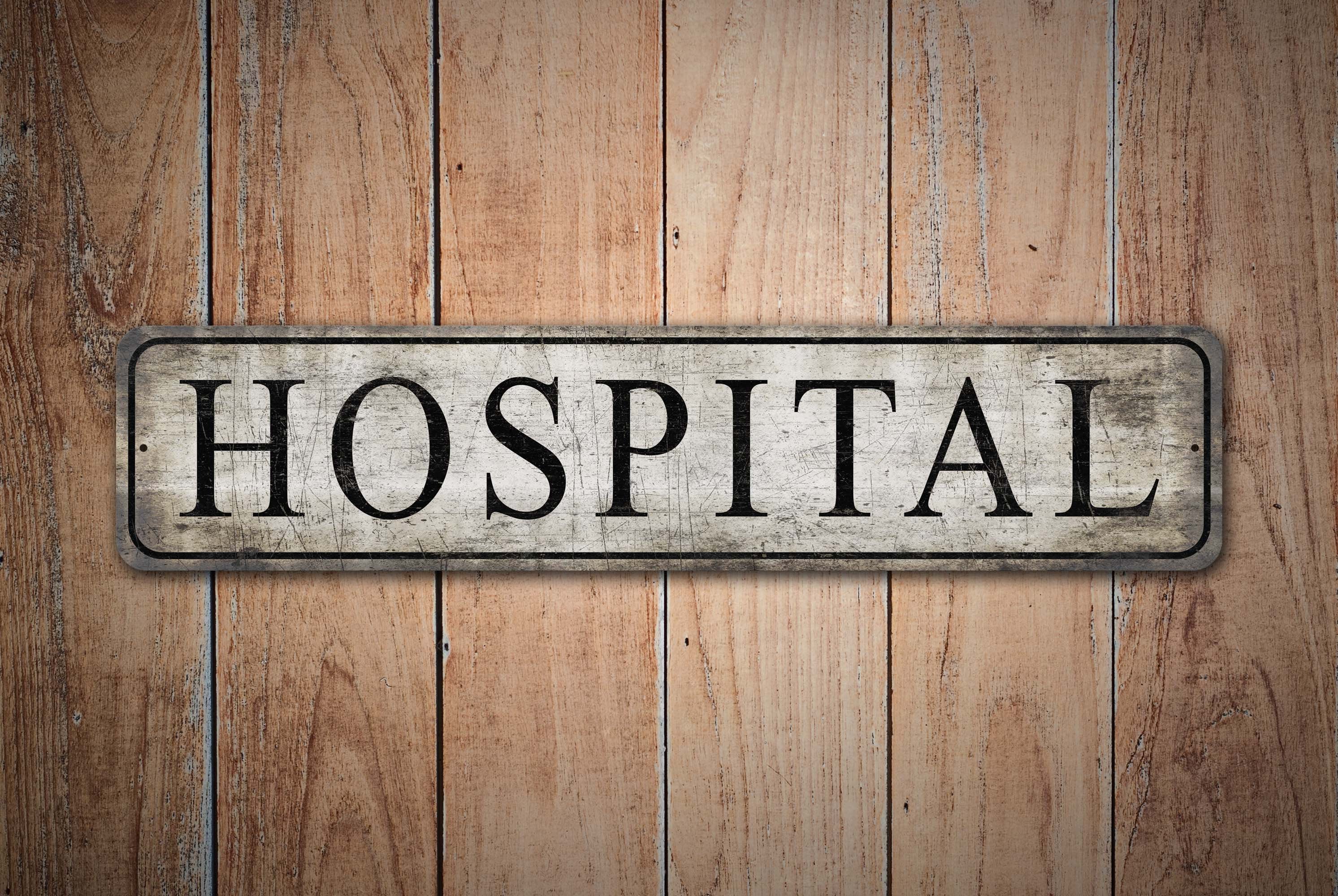 Custom Hospital Sign Custom Hospital Decor Hospital Sign | Etsy