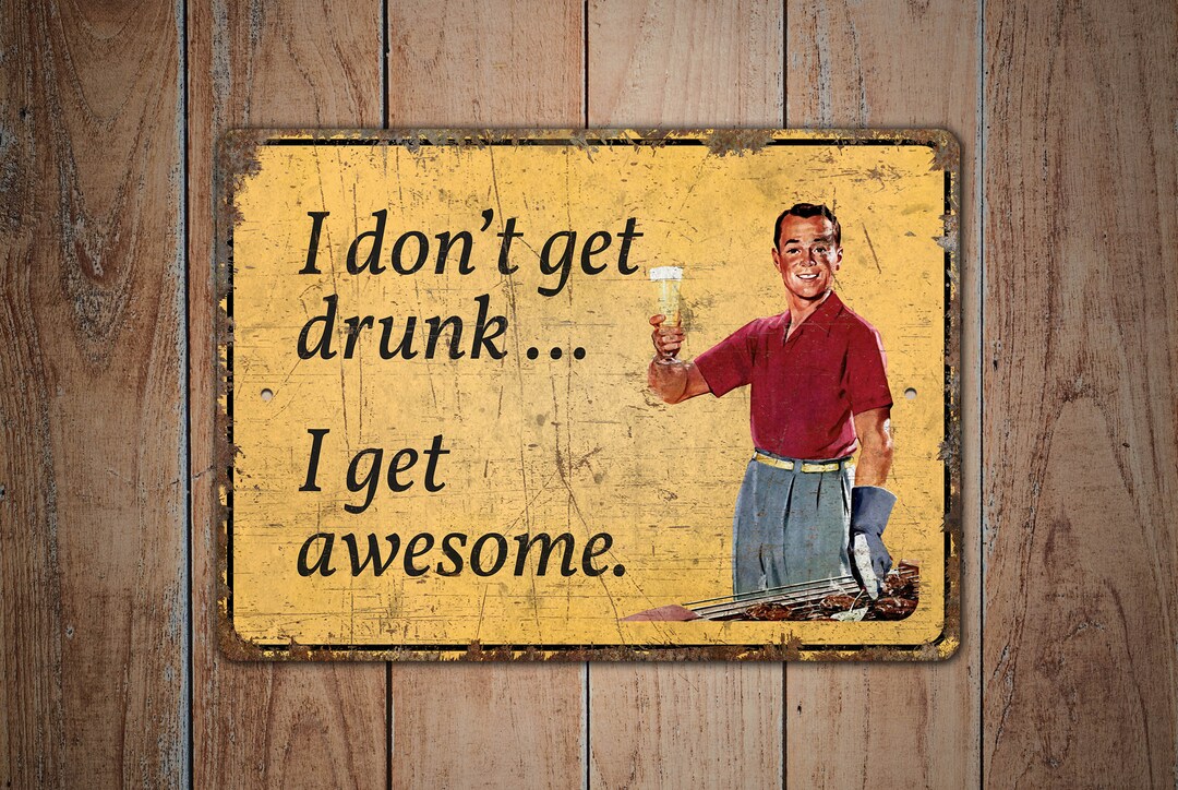 Don't Get Drunk Sign - Don't Get Drunk - Beer Bar Sign - Beer Bar Decor ...