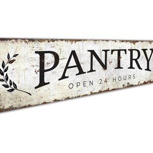 Pantry Sign - Pantry Decor - Pantry Lover Gift - Sign for Pantry - Food ...
