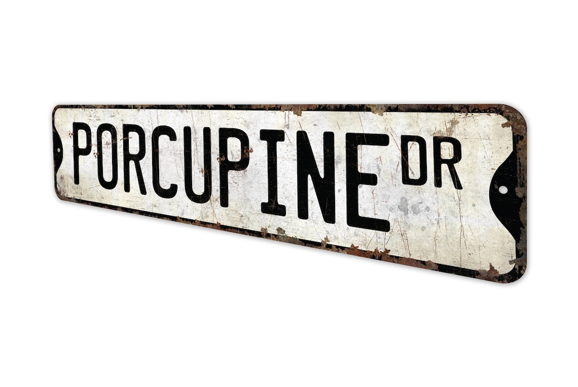 Porcupine Porcupine Sign Porcupine Decor Porcupine Gift - Etsy