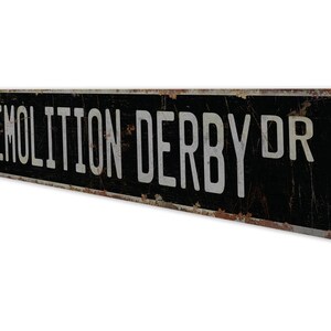 Demolition Derby - Demolition Derby Sign - Derby Game - Derby Decor ...