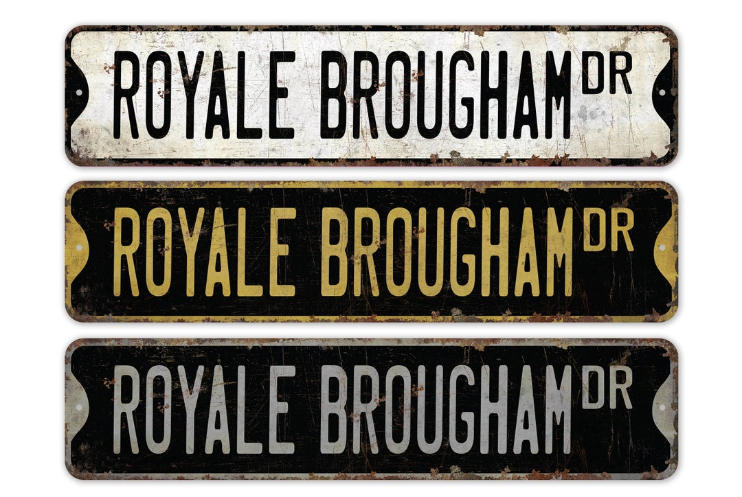 Royale Brougham - Royale Brougham Sign - Brougham Decor - Oldsmobile ...