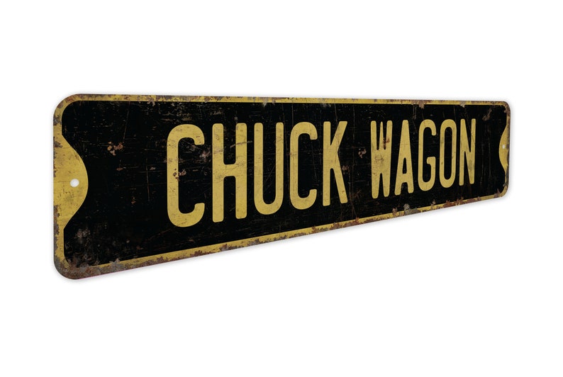 Chuck Wagon Chuck Wagon Sign Vintage Style Sign Chuck - Etsy