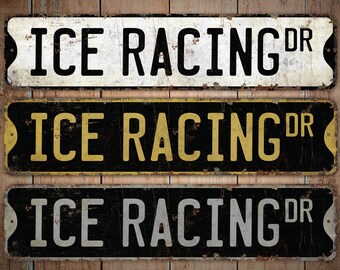 Ice Racing Game Sign - Etsy