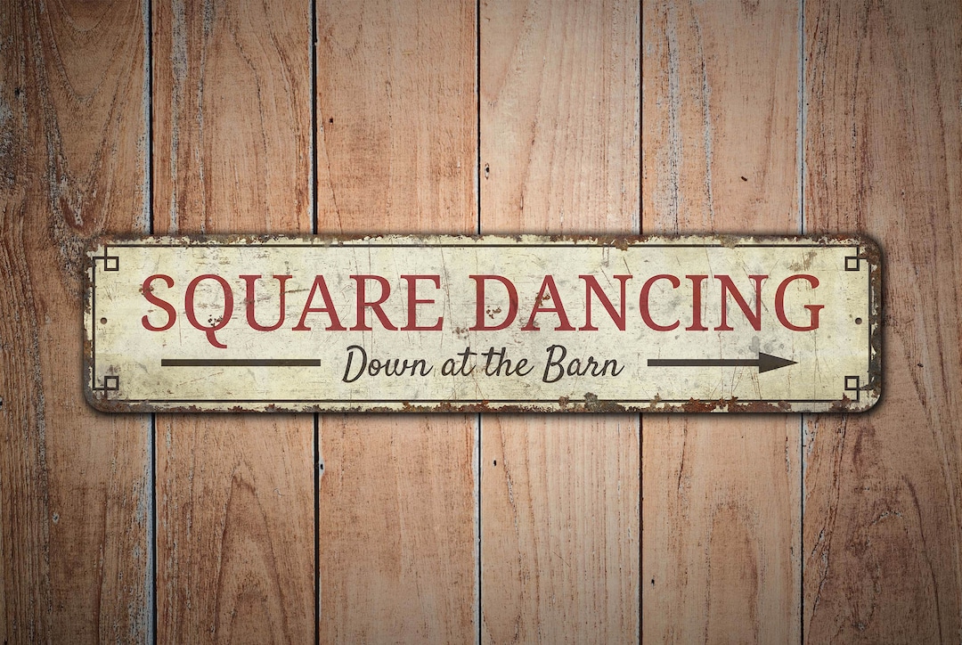 Square Dancing Sign - Custom Dancing Sign - Square Dancing - Dancing ...