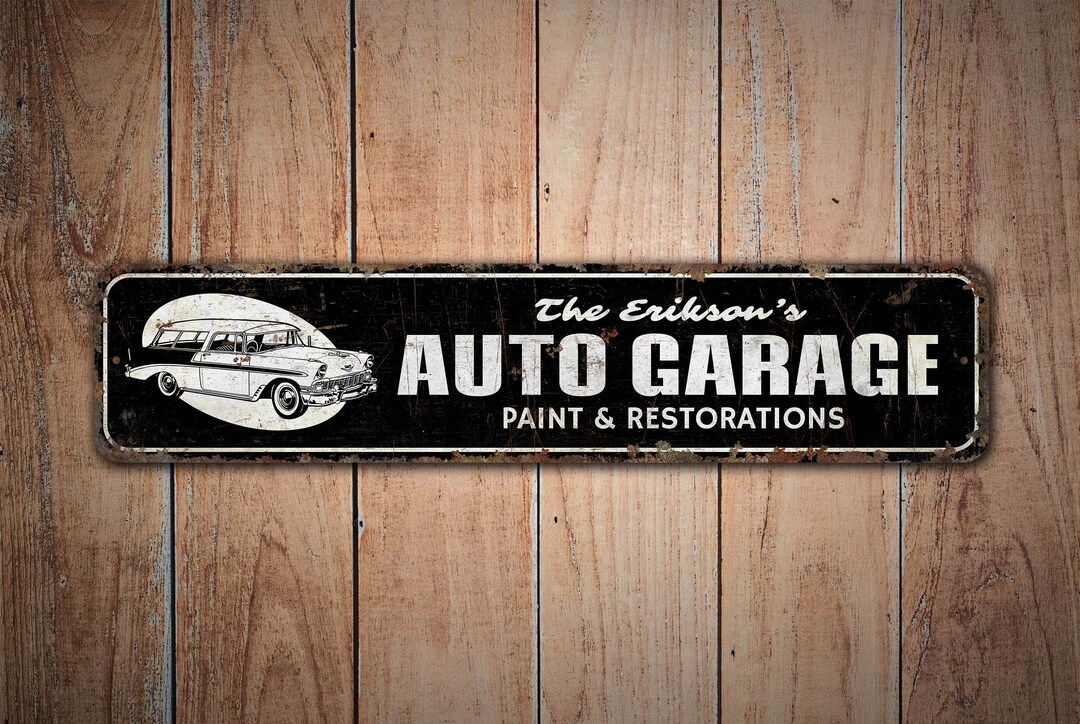 Garage Sign - Garage Decor - Auto Garage Sign - Auto Garage Decor ...