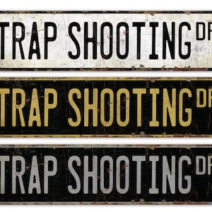 Trap Shooting - Trap Shooting Sign - Shooting Game Sign - Custom Trap ...