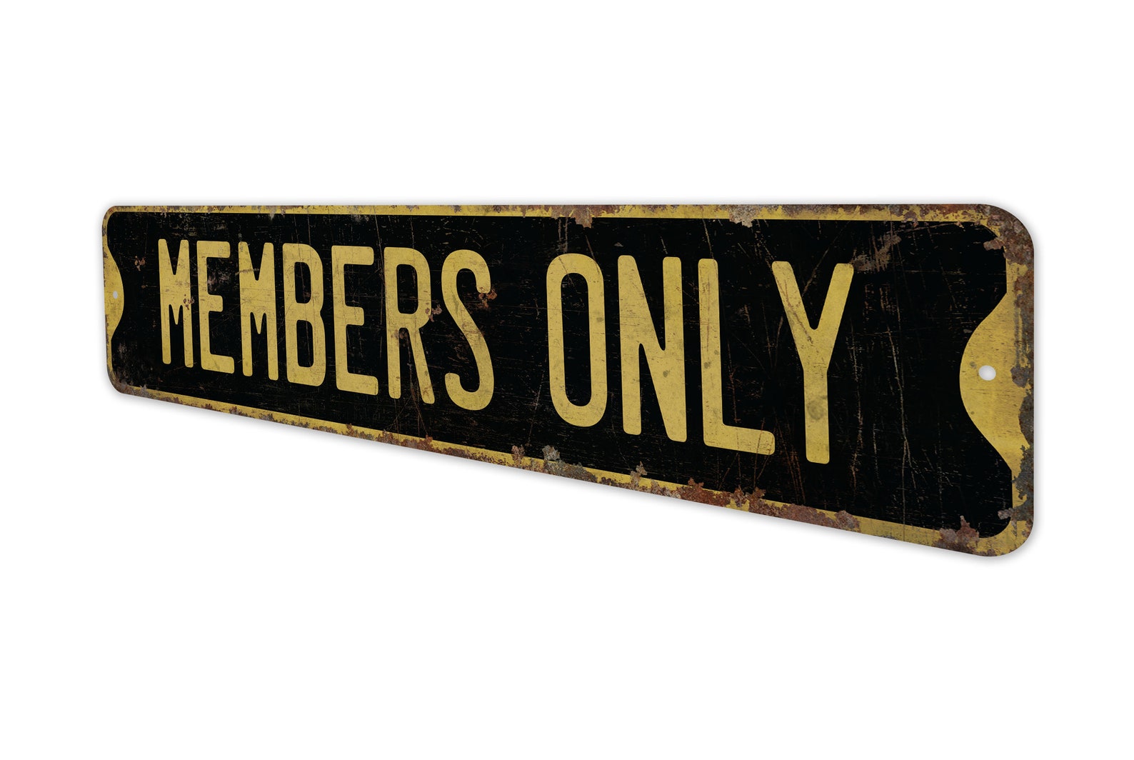 Members Only Sign - Members Only - Members Only Decor - Vintage Style ...
