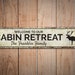 Cabin Retreat - Cabin Retreat Decor - Cabin Retreat Sign - Vintage ...