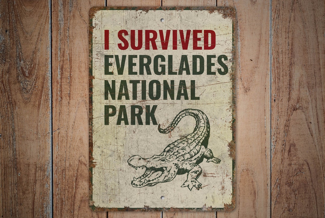 Everglades Park Sign - Everglades National Park - National Park Sign ...