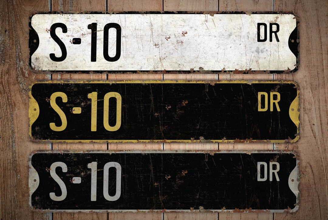 S-10 Sign - Chevrolet S-10 Owner - Chevrolet S-10 Sign - Classic Style ...