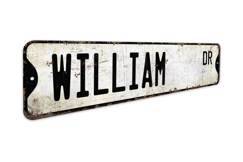 William Name Sign - Kids Room Door Sign - Boys Room Sign - Family Name ...