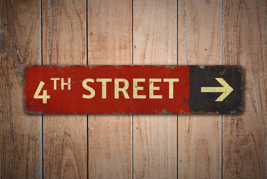 Custom Street Sign - City Street Sign - Vintage Style Sign - Vintage ...