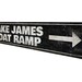 Boat Ramp Arrow Sign - Custom Boat Ramp - Boat Ramp Decor - Lake House ...