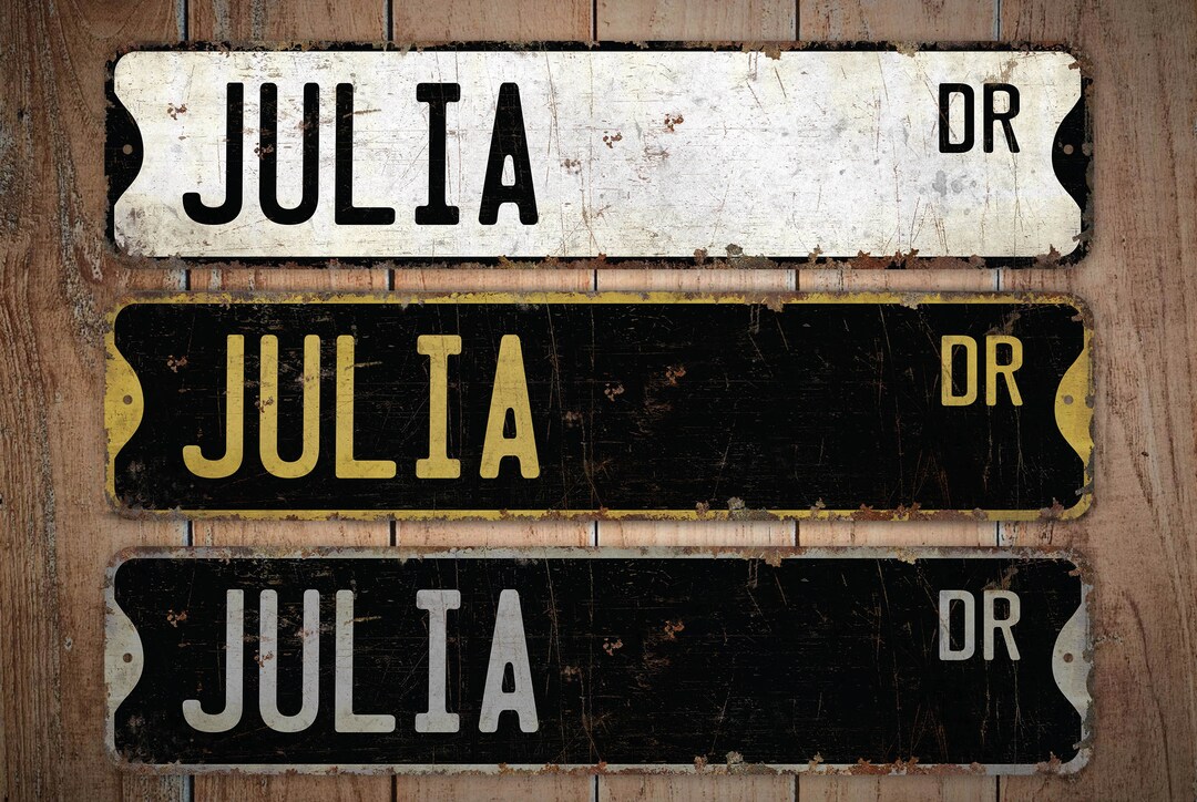 Julia Name Sign - Girls Name Sign - Children Name Sign - Home Decor ...