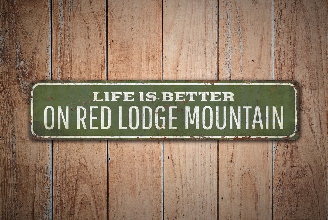 Life is Better Sign - Mountain Lodge Sign - Mountain Lodge Decor ...