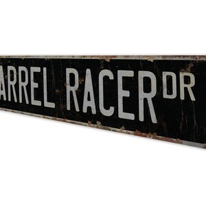 Barrel Racer - Barrel Racer Sign - Barrel Racer Decor - Vintage Style ...
