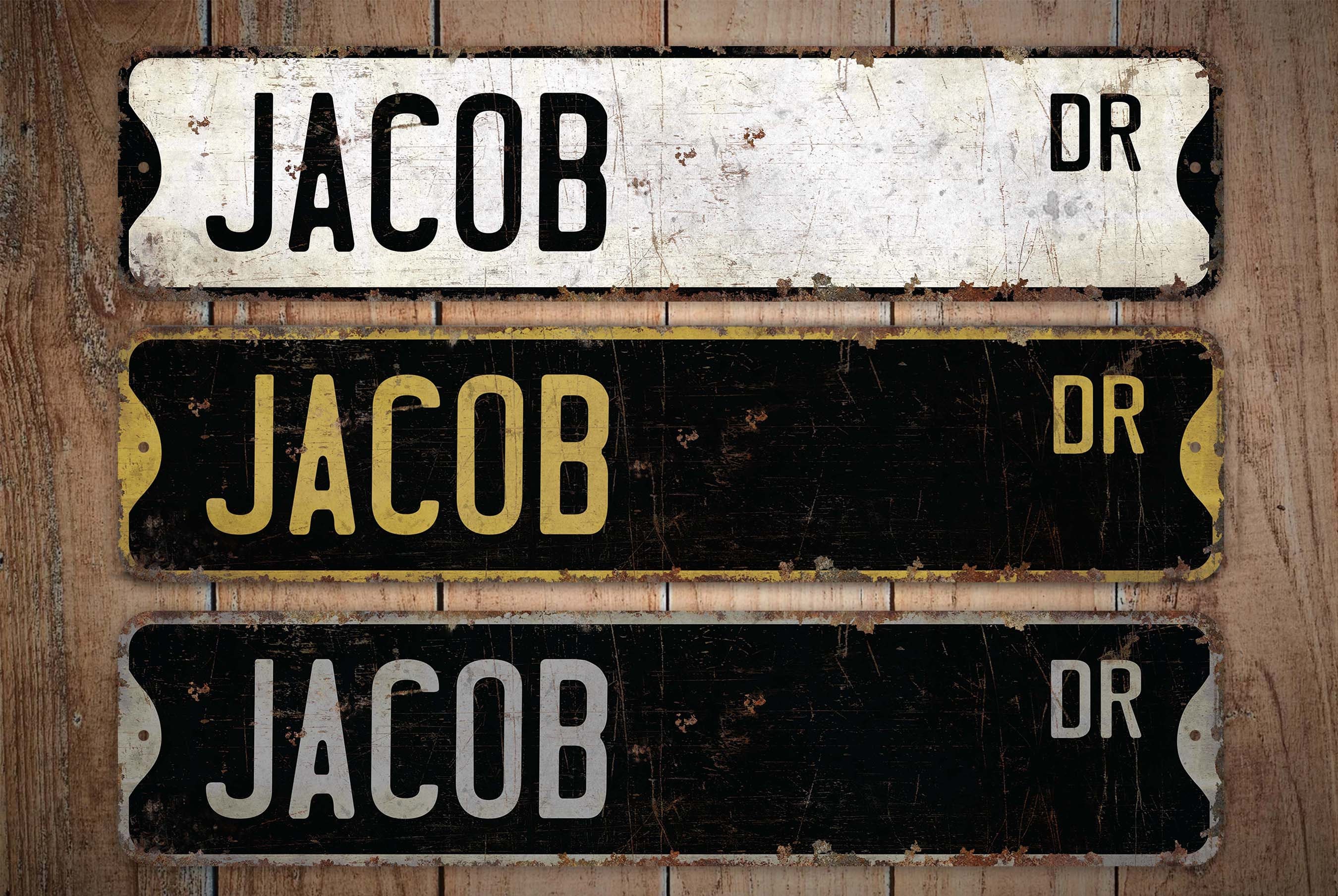 Jacob Name Sign - Custom Name Sign - Boys Name Sign - Kids Room Door ...