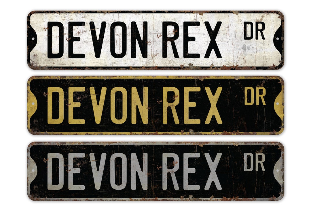 Devon Rex - Devon Rex Sign - Devon Rex Cat Sign - Cat Lover Gift ...