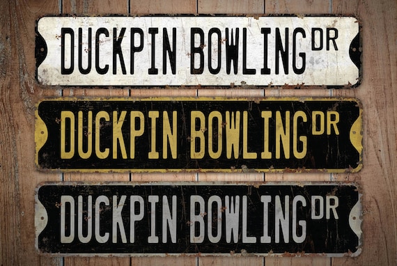 Duckpin Bowling Duckpin Bowling Sign Duckpin Bowling Game - Etsy