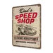 Dad's Speed Shop - Speed Shop Sign - Speed Shop Decor - Motor Garage ...